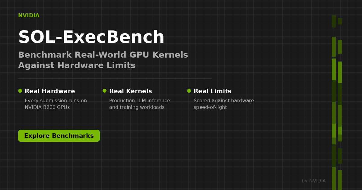 SOL-ExecBench | GPU Kernel Performance Benchmarks by NVIDIA